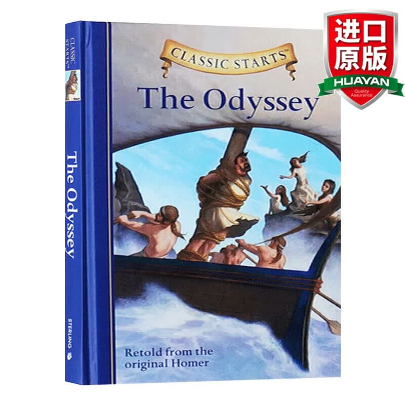 开始读经典 荷马史诗 奥德赛 英文原版 Classic Starts The Odyssey 儿童经典小说 精装 进口英语书籍英文版
