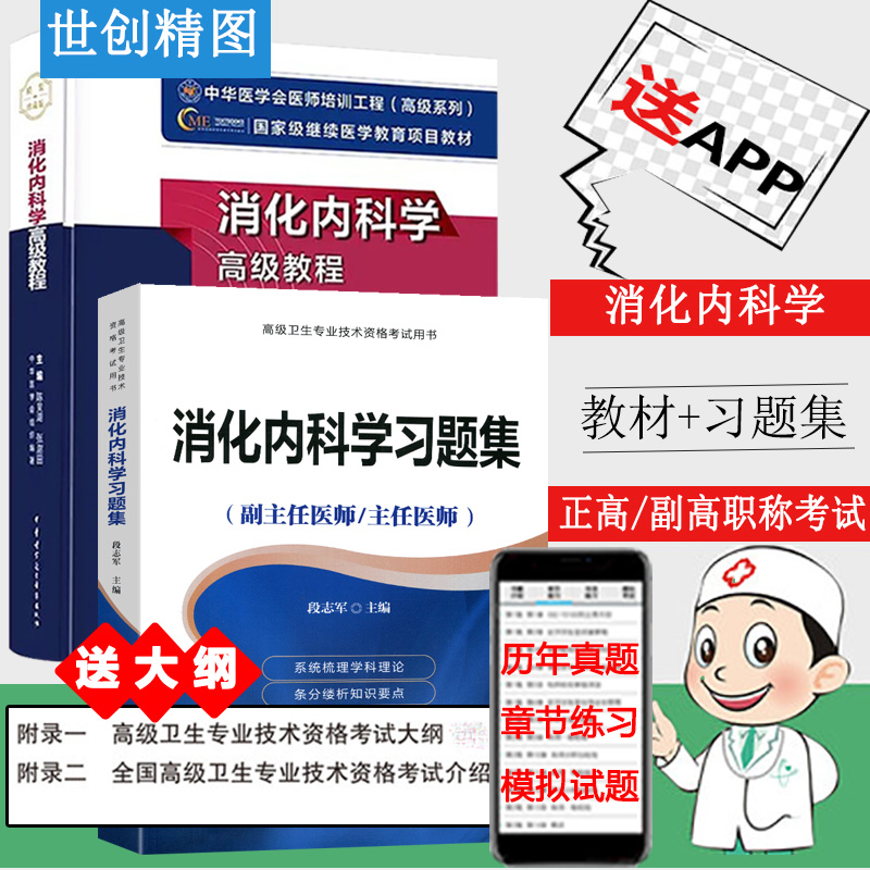 2本 2024消化内科学副主任主任医师职称考试书 正高 副高考试资料用书 高级职称题库 消化内科学高
