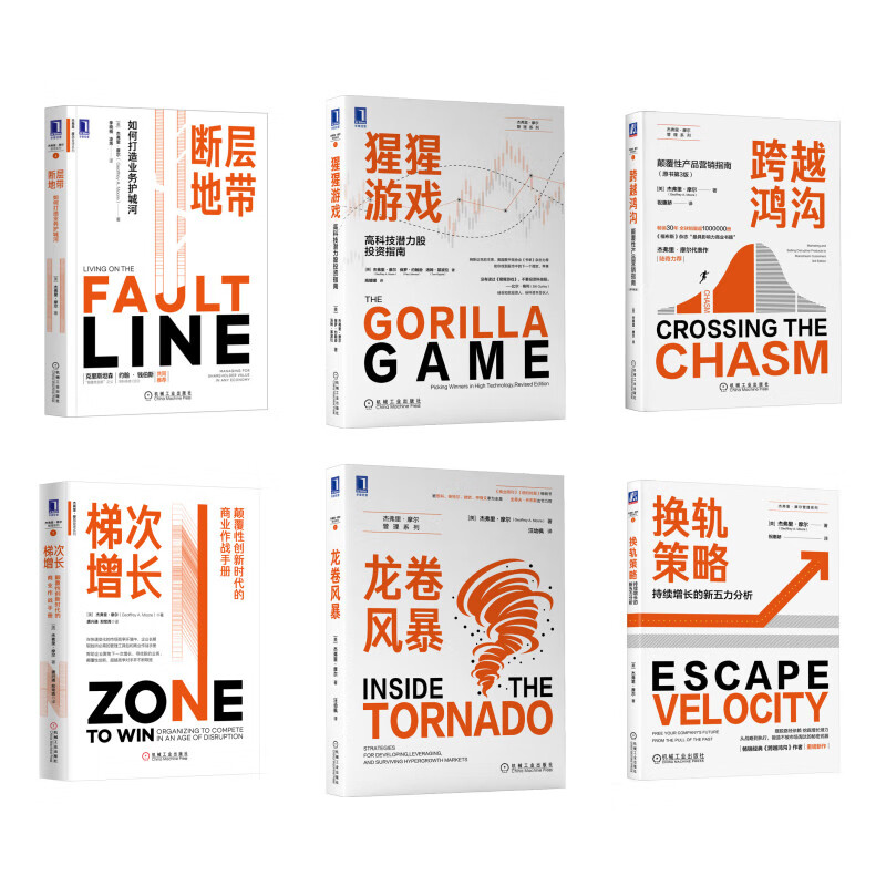 杰弗里·摩尔管理 经典系列（京东套装共6册）