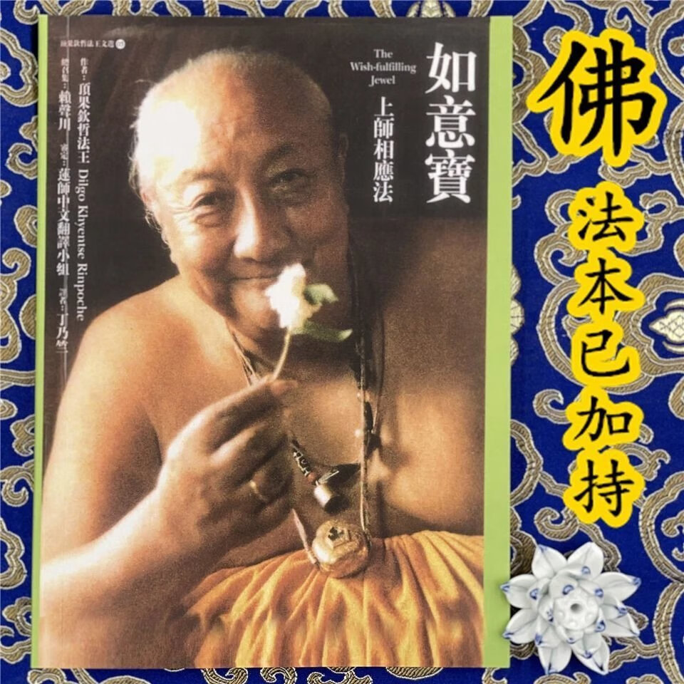 如意宝上师相应法修行之根本 佛学文化书籍  顶果钦哲仁波切