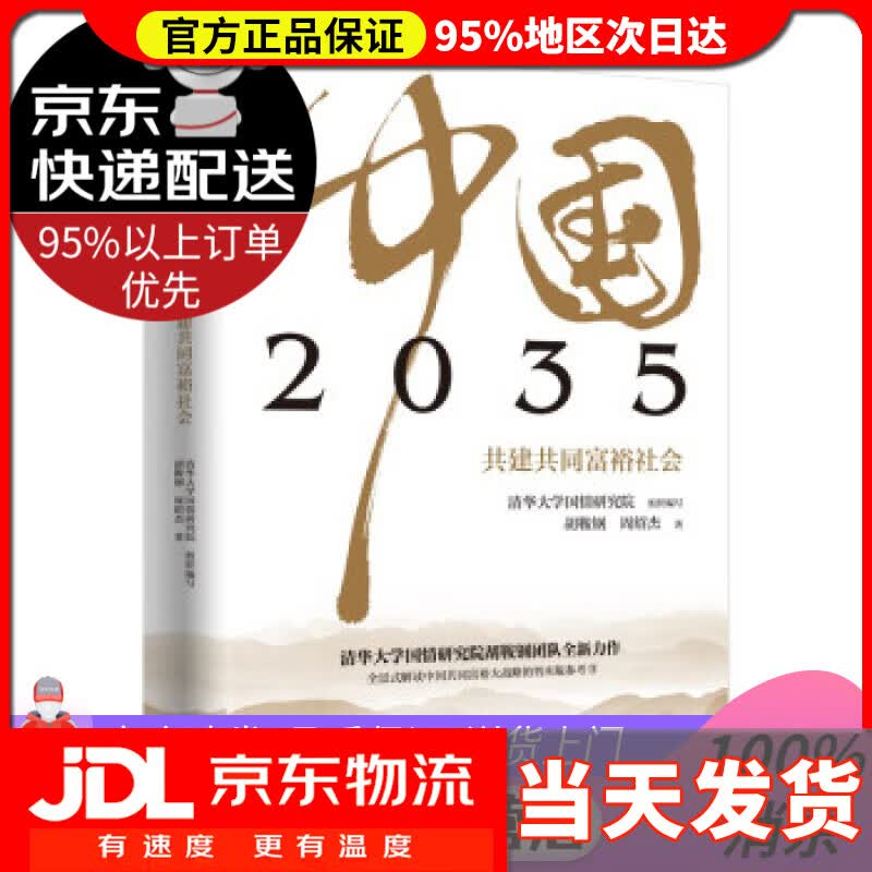 2035中国 共建共同富裕社会 胡鞍钢,周绍杰,清华大学国情研究院组织 东方出版社