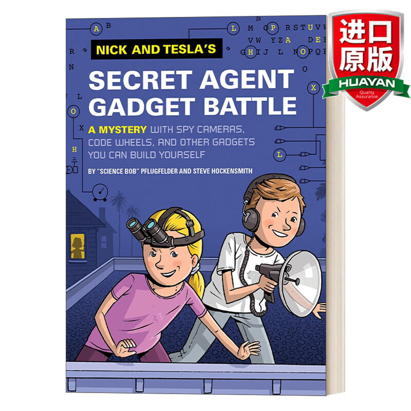 Nick and Tesla's Secret Agent Gadget Battle 英文原版 尼克和特斯拉系列3 秘密特工装备 Nick and Tesla3 英文版 进口英语书籍