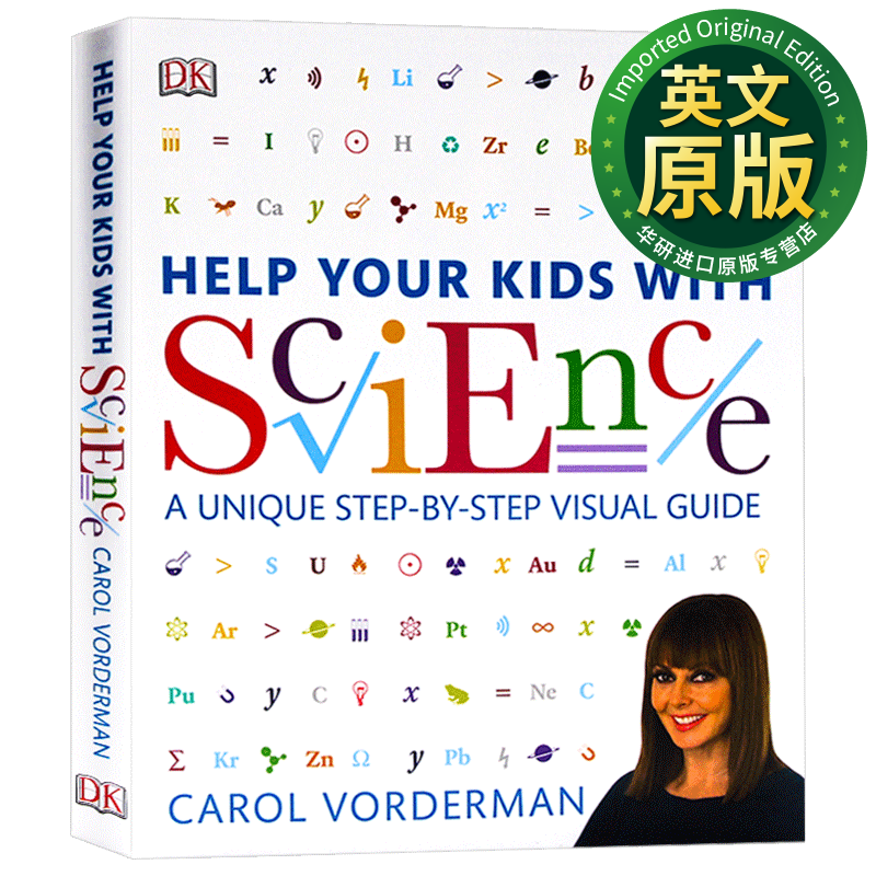 DK帮助你的孩子学科学 英文原版 Help Your Kids with Science 家庭育儿教辅图解学习书 科学教室 英文版 进口原版英语书籍 软精装 Carol Vorderman