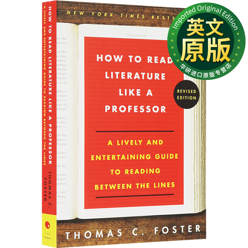 如何阅读一本文学书 英文原版 How to Read Literature Like a Professor 如何阅读一本小说姐妹篇