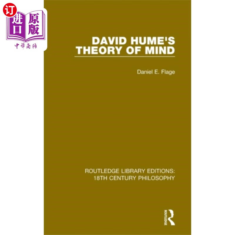 海外直订David Hume's Theory of Mind 大卫·休谟的心智理论
