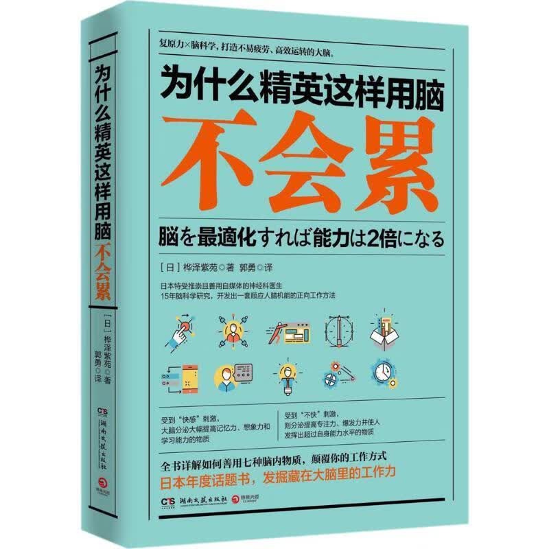 为什么精英这样用脑不会累 桦泽紫苑 著 湖南文艺出版社