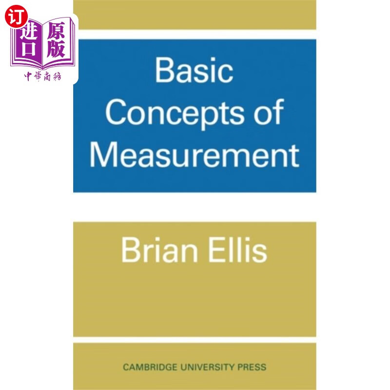 海外直订Basic Concepts of Measurement 测量的基本概念