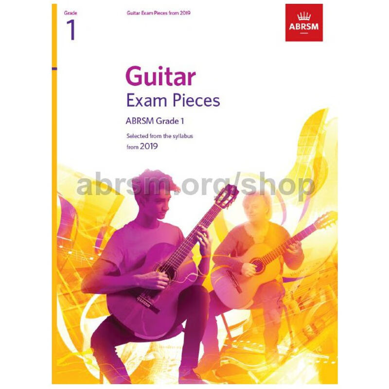 英皇考级教材 吉他考级作品演奏教材吉他一级Guitar Exam Pieces 2019年英文版