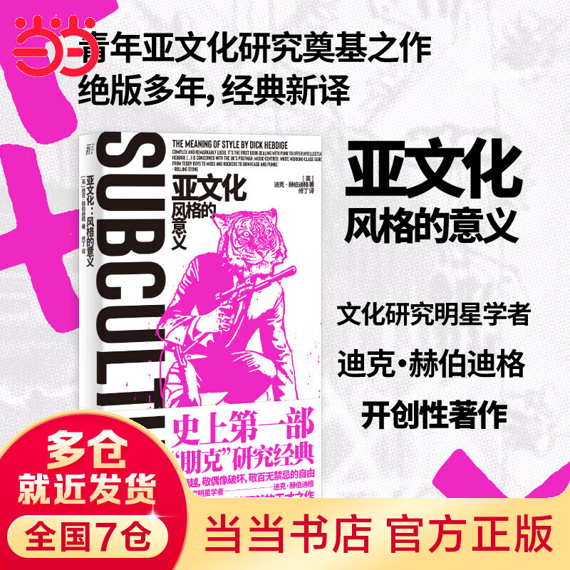 亚文化：风格的意义（朋克文化研究奠基之作，绝版多年，经典新译）