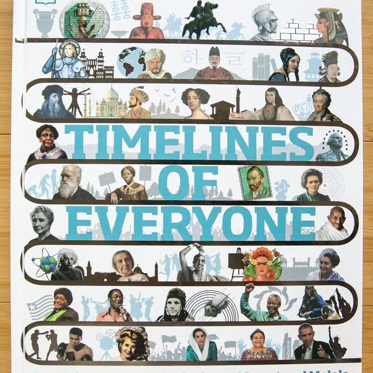 英文原版 DK 人物时间线 TIMELINES OF EVERYONE