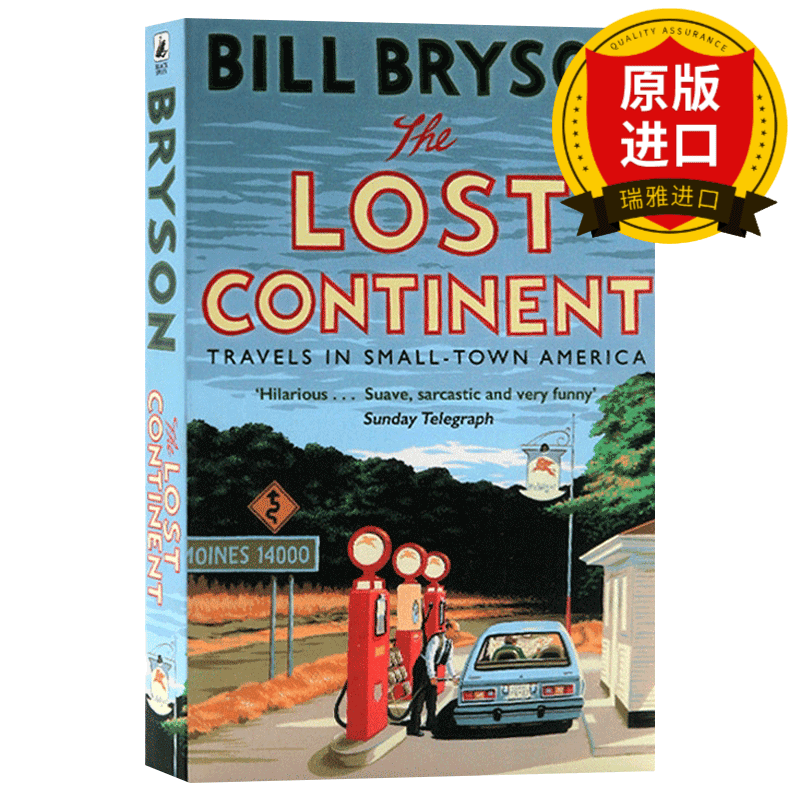 失落的大陆 美国小城之旅 英文原版 The Lost Continent 布莱森旅行随笔系列 Bil