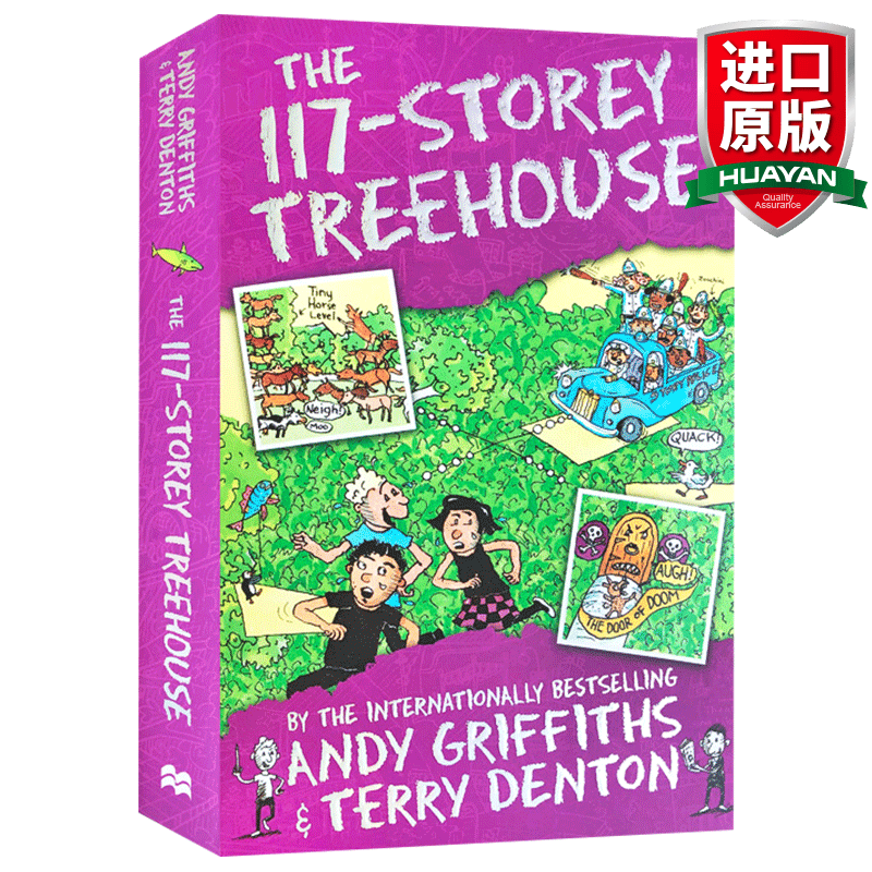 英文原版 小屁孩树屋历险记117层 The 117-Storey Treehouse