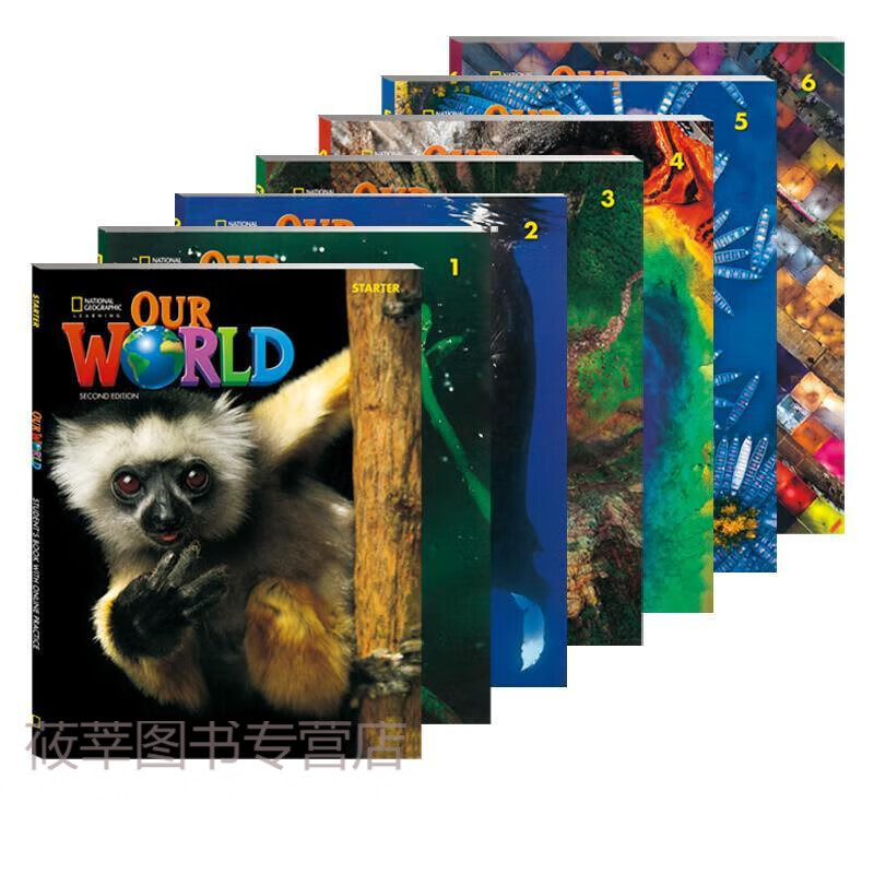 国家地理our world 新版点读版 赠送音频 视频 课件 4级-6级课本+练习册(6本)