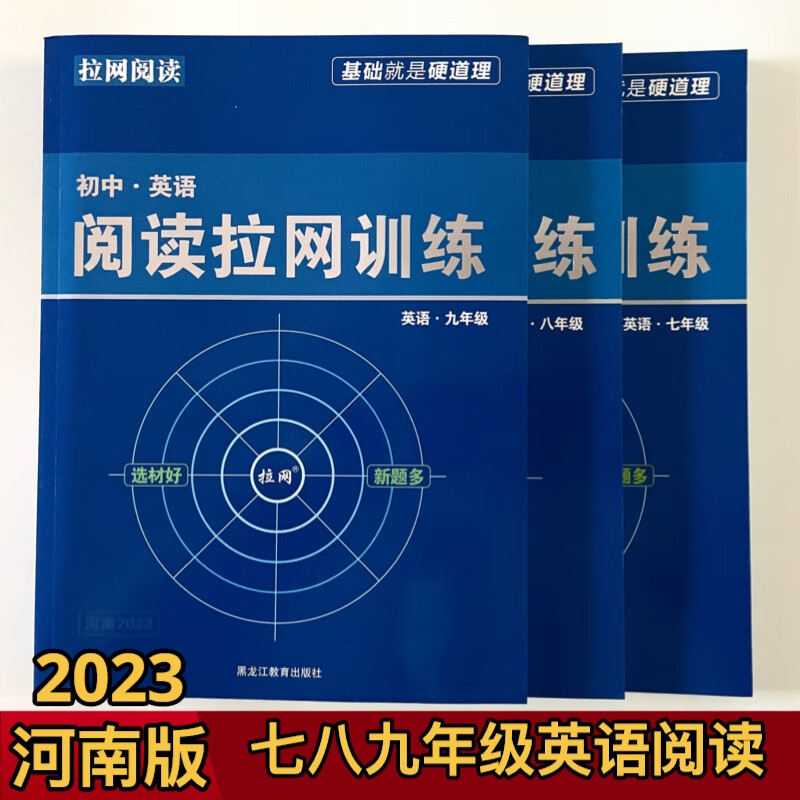2023河南版拉网阅读英语阅读拉网训练七年级英语阅读理解完型 英语阅读河南版 八年级/初中二年级