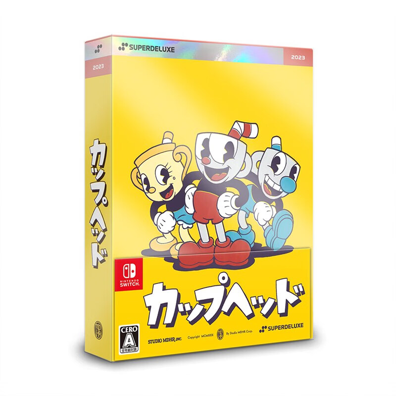 现货任天堂Switch NS游戏 茶杯头CUPHEAD实体卡带DLC完全版中文版 日版中文初回豪华版