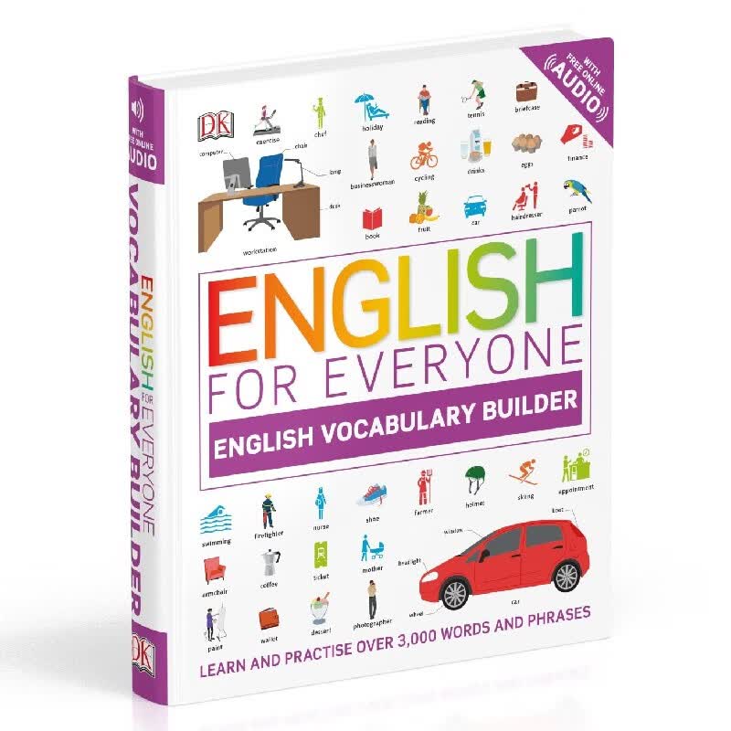 下架 DK人人学英语英语词汇学习 英文原版DK-English for Everyone:English Vocabulary Builder看图学单词网