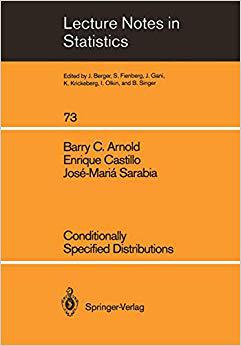 Conditionally Specified Distributions