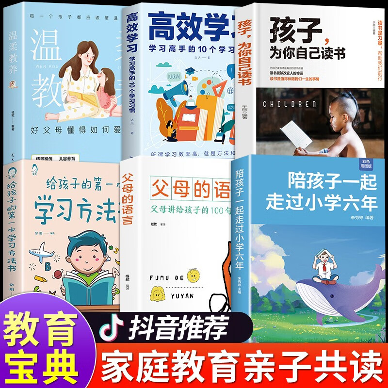 陪孩子走过小学六年级 家庭教育书籍 陪孩子走过小学六年3-6年 陪伴陪小孩陪你一起度过正面管教的育儿书籍父母必读樊登推荐 【全6册】陪孩子一起走过小学六年系列