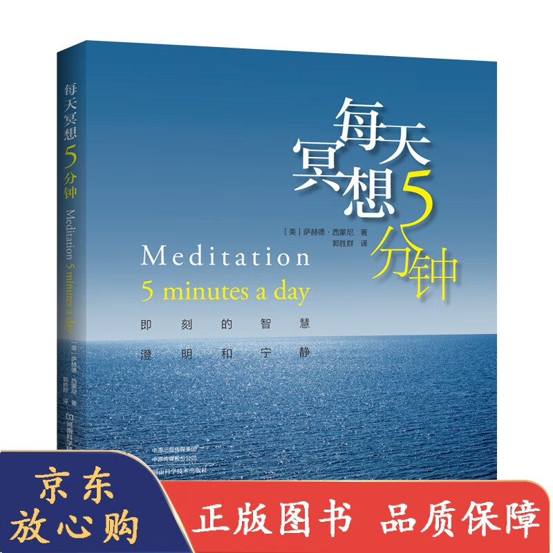 每天冥想5分钟 心理学图书 萨赫德·西蒙尼著 心