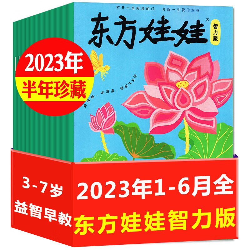 【2023全年/半年订阅】东方娃娃杂志2023年1-6/7-12月智力+绘本+创意美术+幼儿大科学+幼儿大数学打包3-7岁幼儿园宝宝益智早教读物期刊 【半年珍藏智力版】2023年1-6月