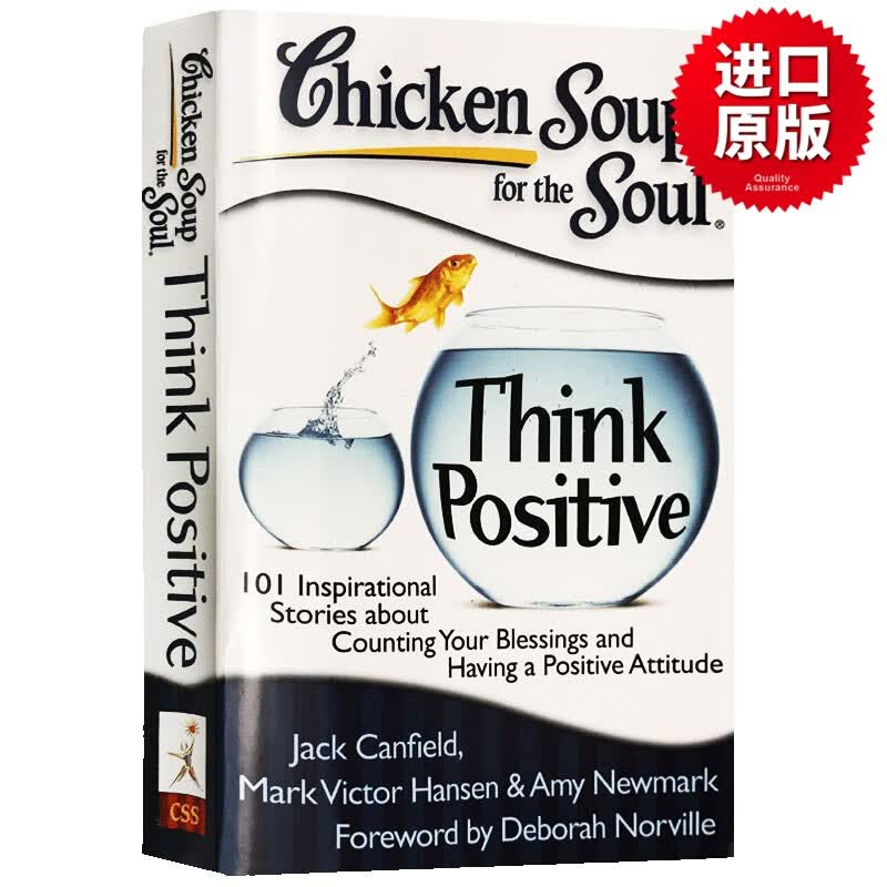 心灵鸡汤 Chicken Soup for the Soul Think Positive 杰克坎菲尔德 英文原版 励志经典心灵成长读物书籍