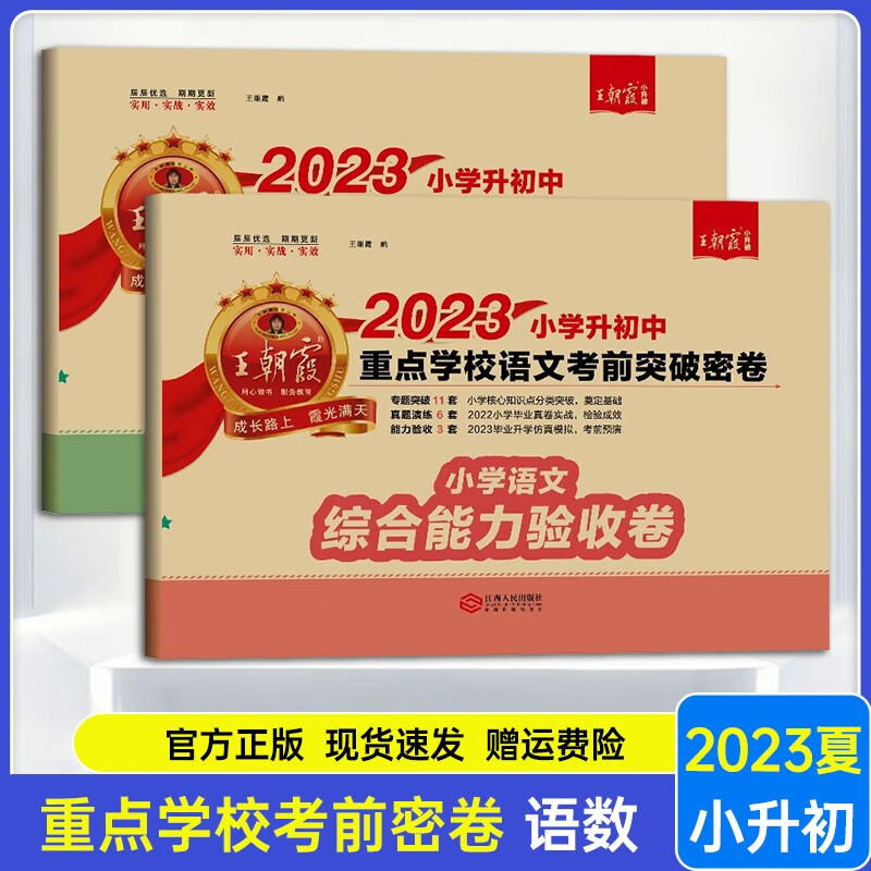 2023王朝霞小升初试卷重点学校考前突破密卷语文数学英语六年级下册小学升初中毕业总复习各地期末综合能力专项必总复习刷真题卷子 语数2本