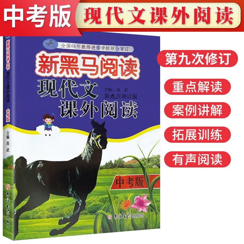 2024新黑马阅读 语文九年级/中考版现代文课外阅读 阅读理解九年级中考版语文现代文课外阅读训练