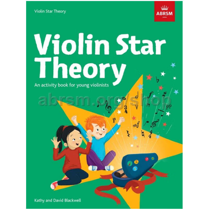 英皇考级小提琴考级教材 小提琴之星 小提琴乐理书Violin Star Theory 初级教材 英文