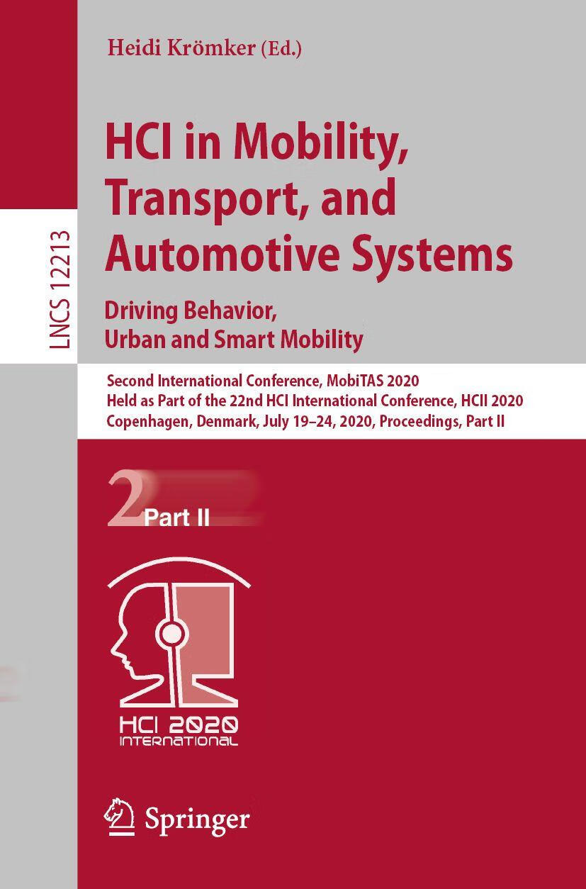 Hci in Mobility, Transport, and Automotive Syste