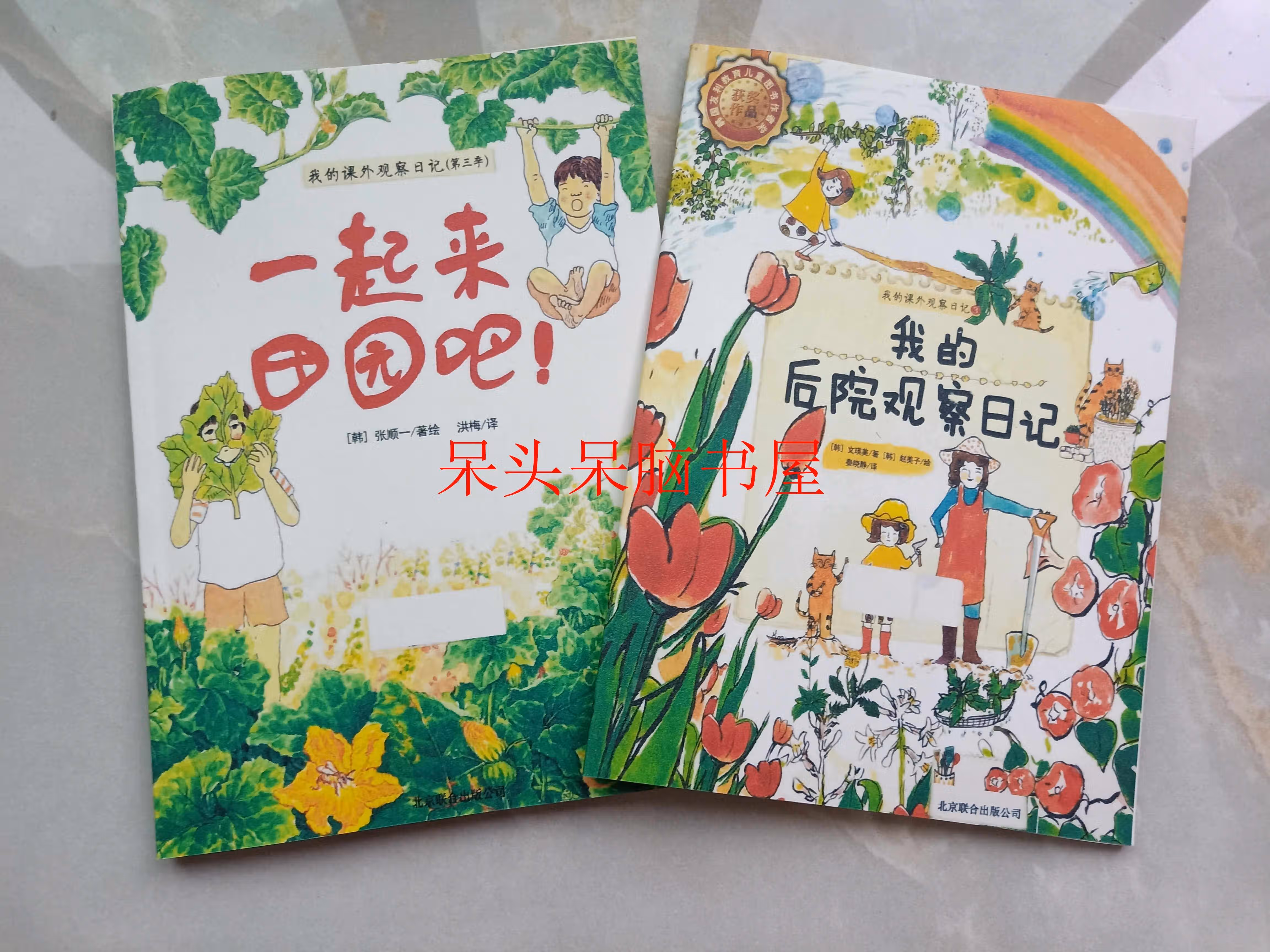 一起来田园吧+我的后院观察日记两本