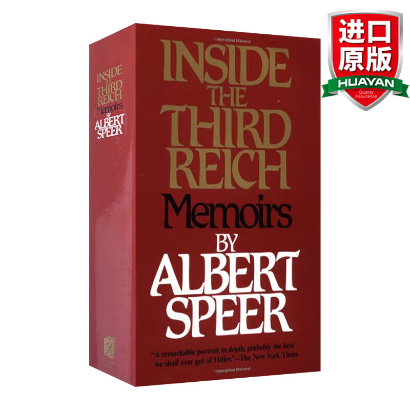Inside the Third Reich 英文原版 第三帝国内幕 阿尔贝特·施佩尔回忆录 英文版 进口英语原版书籍