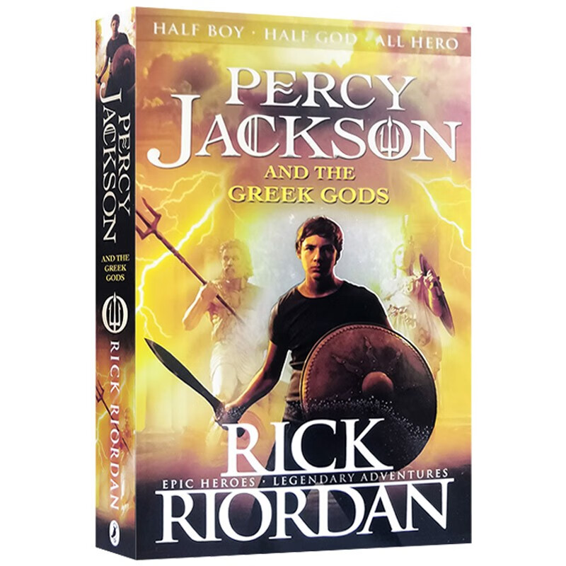 波西杰克逊与希腊诸神 英文原版 Percy Jackson and the Greek Gods 英语课外阅读小说读物 青少年奇幻文学 绿山墙图书