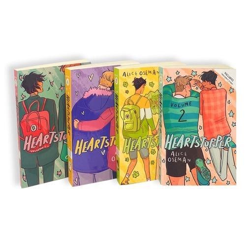 Heartstopper Series Volume 1 2 3 4 Books Set By Alice Oseman