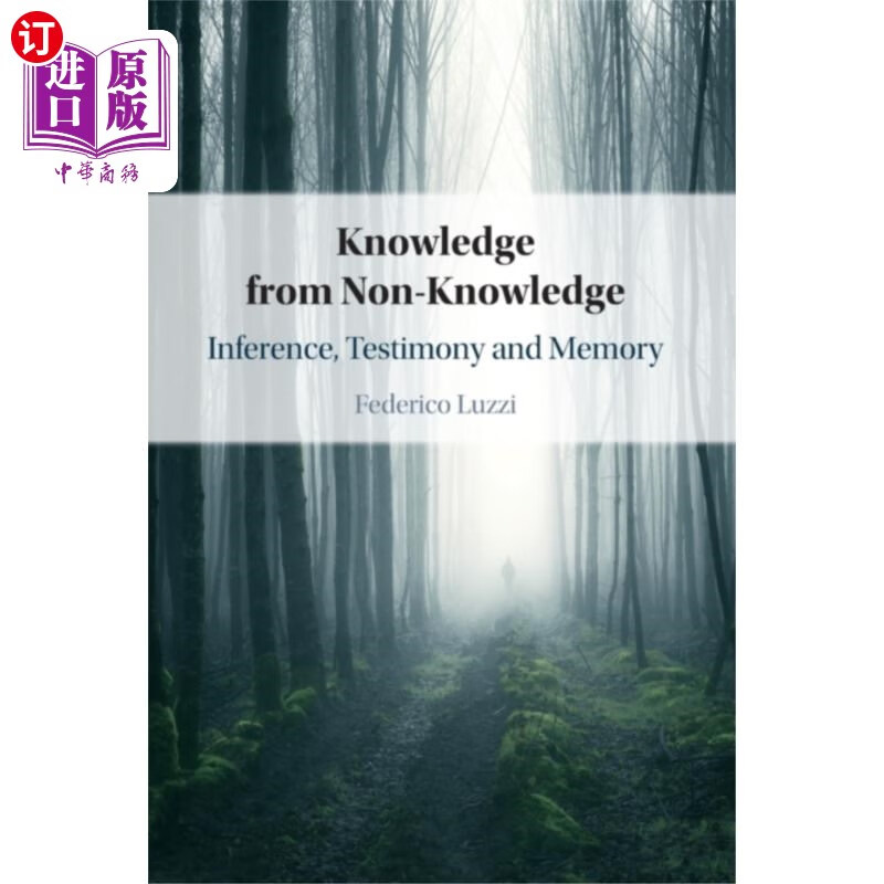 海外直订Knowledge from Non-Knowledge 从非知识中获得知识