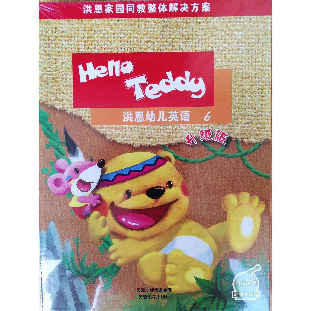 洪恩Hello Teddy洪恩升级版学生用书AB1-8册精装 第六册