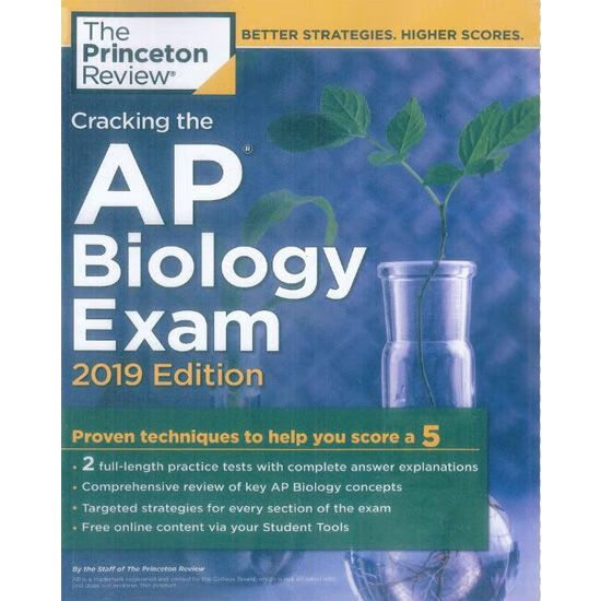 Cracking the AP Biology Exam 普林斯顿AP生物 2019