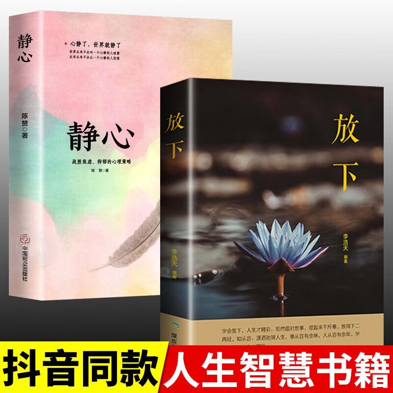 静心放下 樊登 从容淡定过一生+人间值得+管好情绪+把生活过成你想要的样子+人生修炼课 5本组合 人生才精彩坦然面对世事人生哲学 战胜焦虑抑郁的心理策略 静心+放下 2册