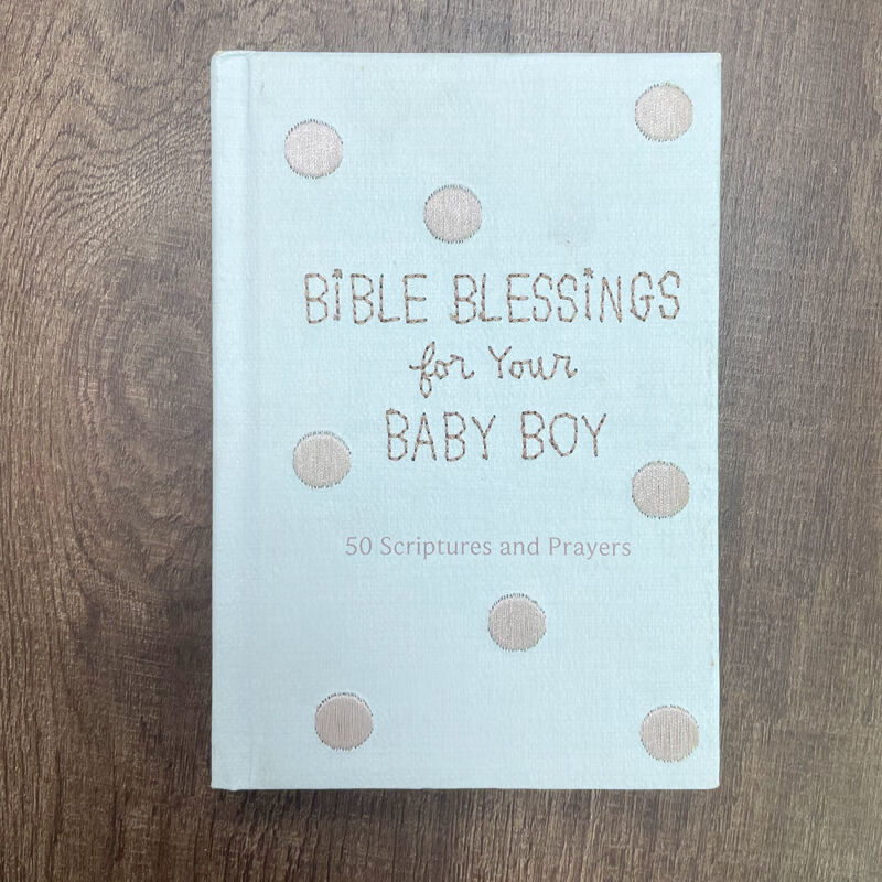 尾单 英文版 Bible Blessings for Your Baby Boy 精装