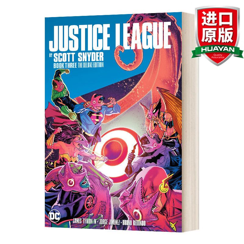 Justice League by Scott Snyder Deluxe Edition Book Three 英文原版 2018正义联盟精装收藏版3 DC漫画 精装 英文版 进口英语原版书籍