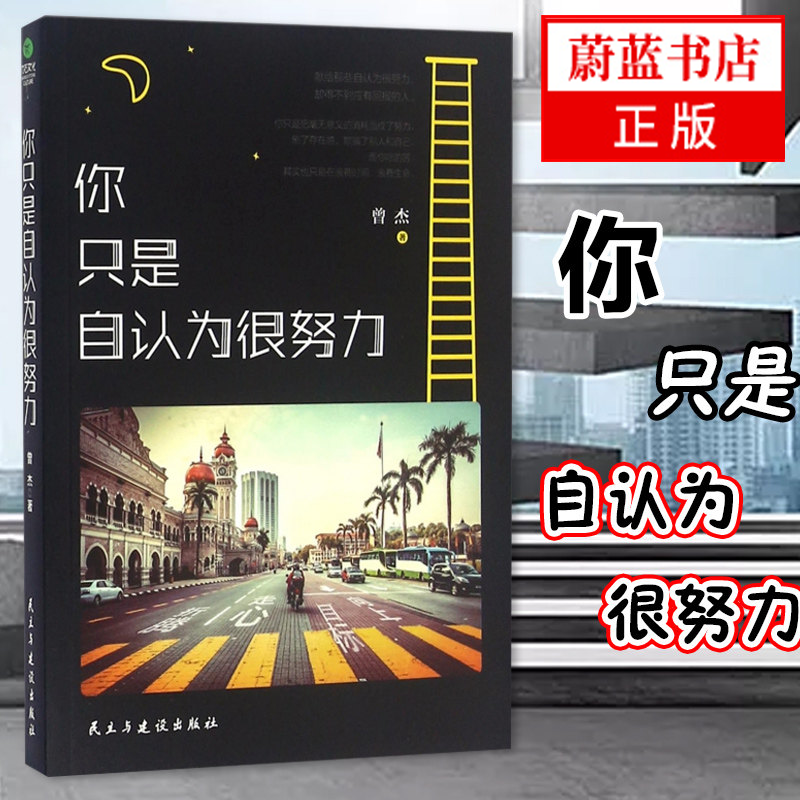 你只是自认为很努力 解答年轻人困惑的励志书，戳破痛点、照亮盲区，放下狠话只为帮助到你励志与成功 书籍