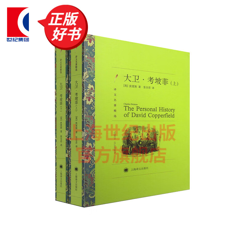 大卫考坡菲 大卫科波菲尔上下 译文名著精选 狄更斯著 张谷若译 世界名著外国文学小说经典 上海译文出版社 译文出版社