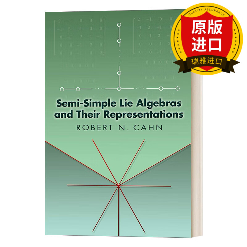 英文原版 Semi-Simple Lie Algebras and Their Representations 半单李代数及其表示 英文版 进口英语原版书籍