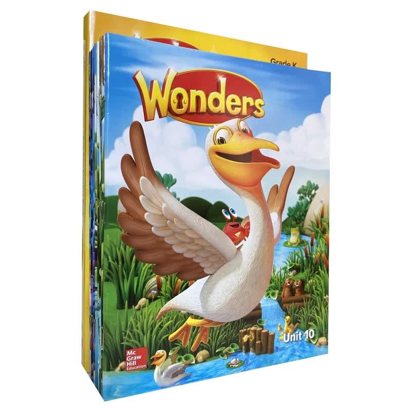 2017版 美国加州K年级教材 套装（12本） Reading Wonders Grade K