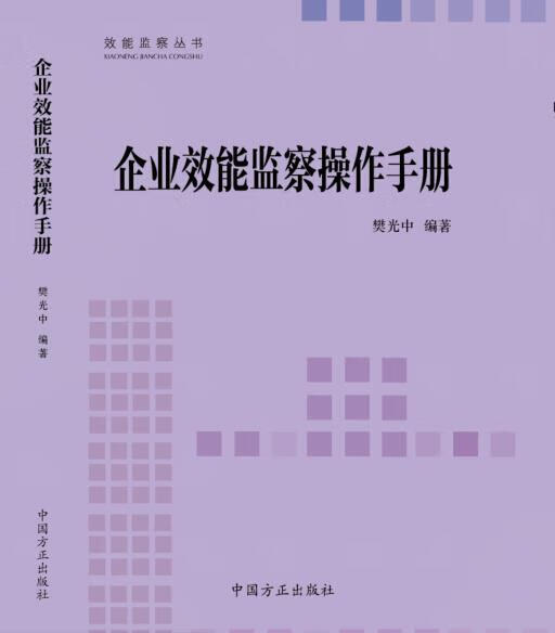 企业效能监察操作手册 樊光中【书】