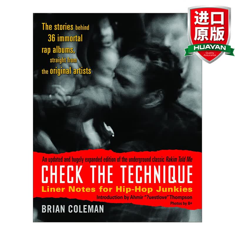 Check the Technique 英文原版 检查技术 为嘻哈迷写的封套内容简介 音乐 Brian Coleman 英文版 进口英语原版书籍