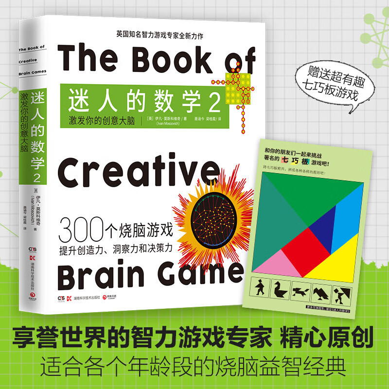 【送玩具】迷人的数学12套装2册 315个烧脑游戏玩通数学史+激发你的创意大脑 【单本】迷人的数学2