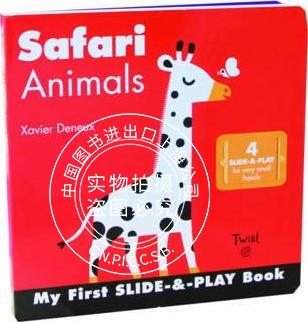 现货 野生动物园的动物（幻灯片和播放） 英文原版 Safari Animals ( Sli