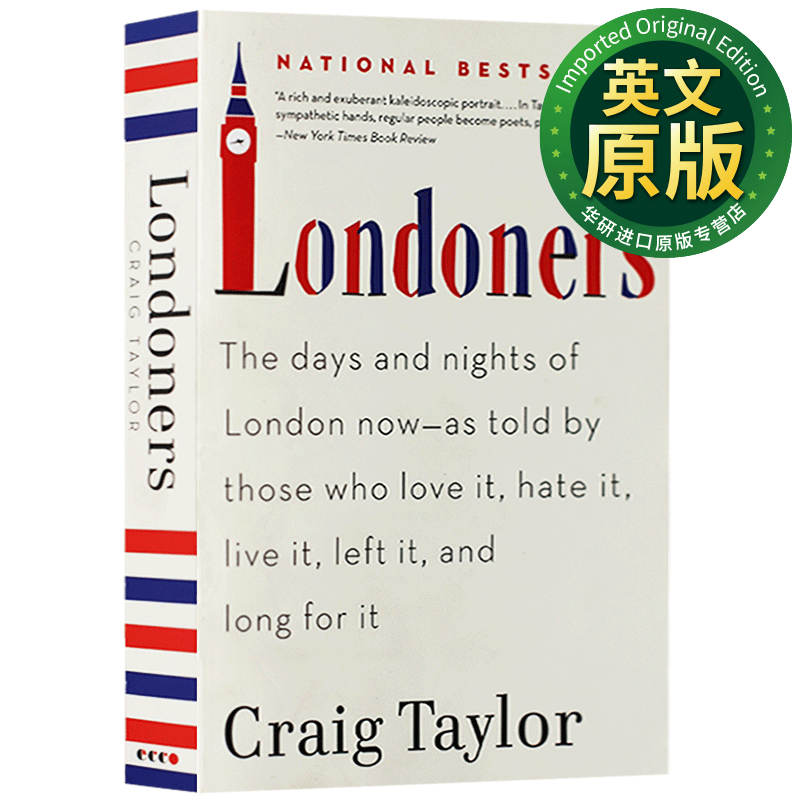 伦敦人 英文原版 Londoners The Days and Nights of London Now 大城市的日与夜 英文版