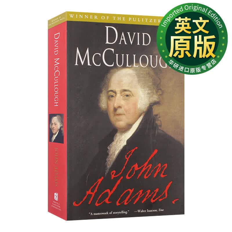 John Adams 约翰·亚当斯 名人传记 英文版 进口英语原版书籍 英文原版