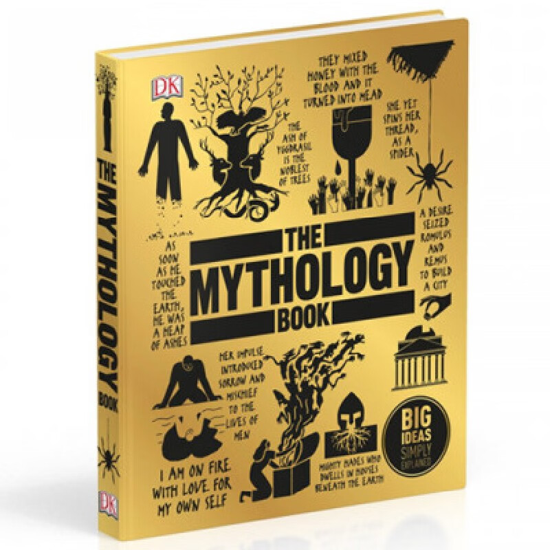 DK 神话百科全书 英文原版 The Mythology Book 科普百科 精装 DK百科丛书